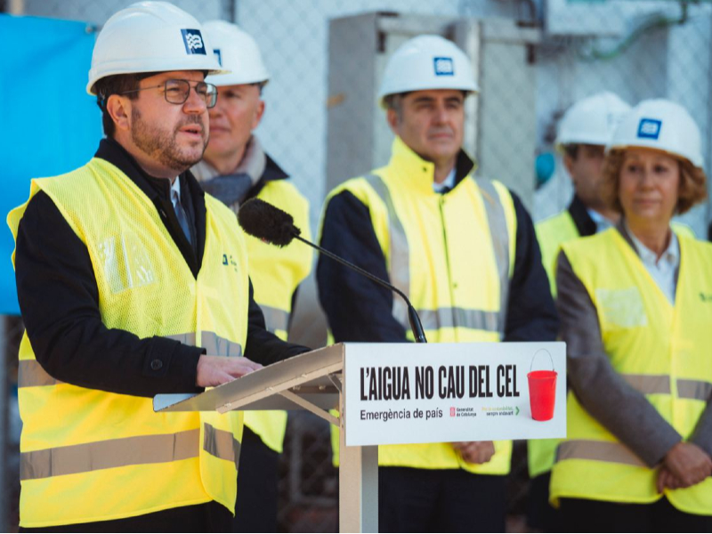 President Aragonès: "La millora de la potabi... - Govern.cat